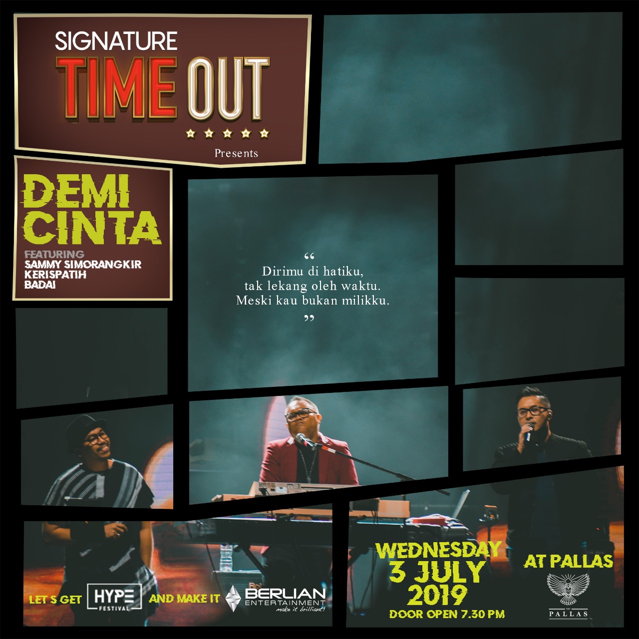 Konser Demi Cinta feat. Sammy Simorangkir, Kerispatih & Badai - Cultura