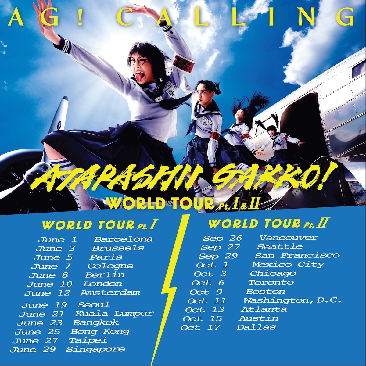Atarashii Gakko! Mengumumkan Album Perdana "AG! Calling" - Cultura
